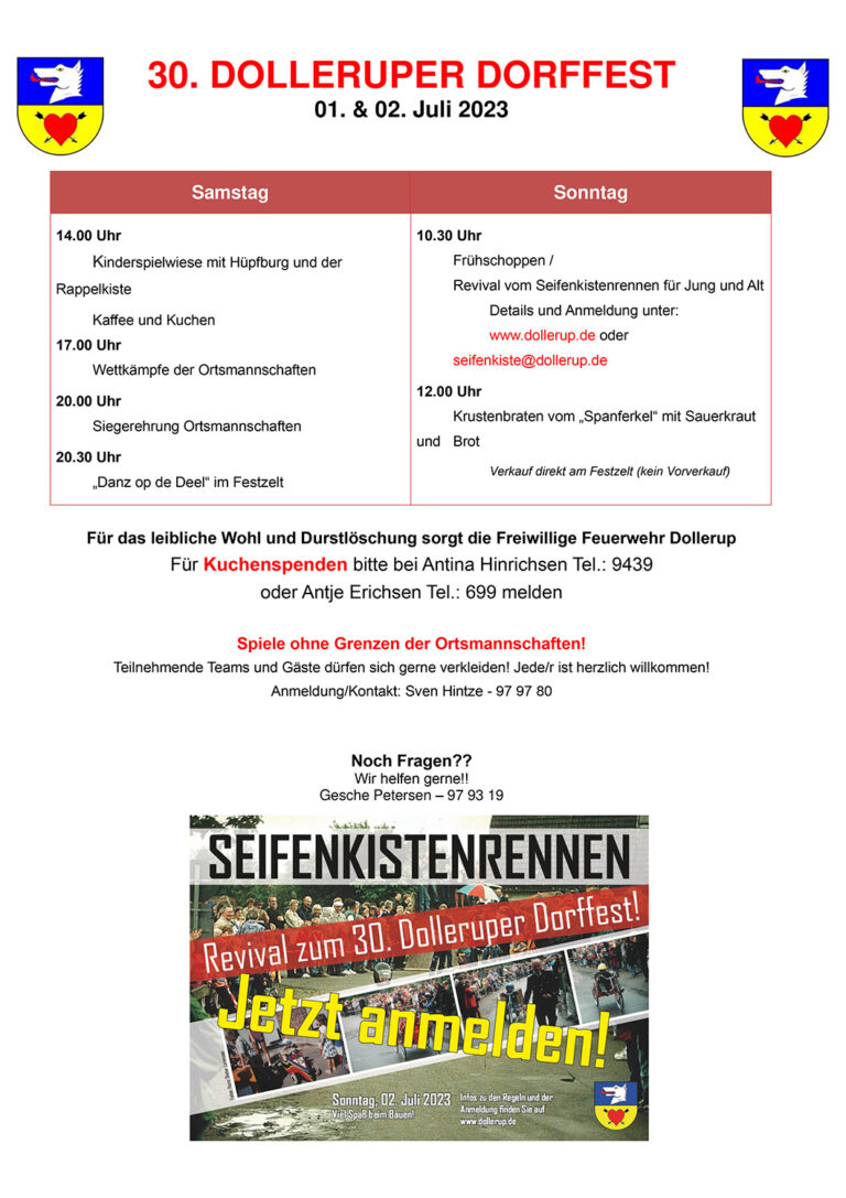 Dorffest 2023 - Dollerup